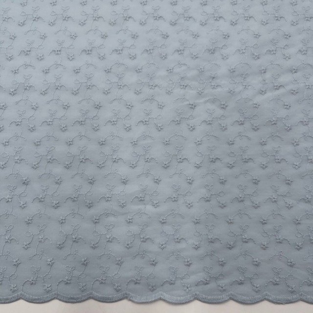 Bordado Inglês - Azul Claro - Violet Fabrics
